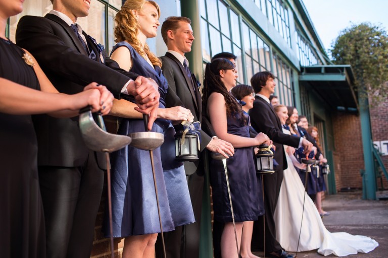 Eric and Lauren's Fencing Themed Wedding - Fencing.Net